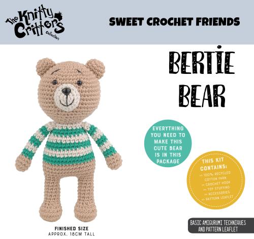 Crochet Friends - Bertie Bear | Creative Crafting World