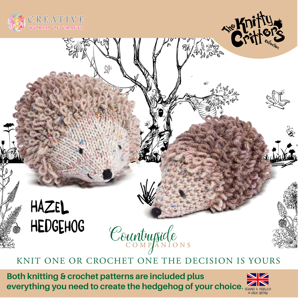 Knitty Critters - Hazel Hedghog
