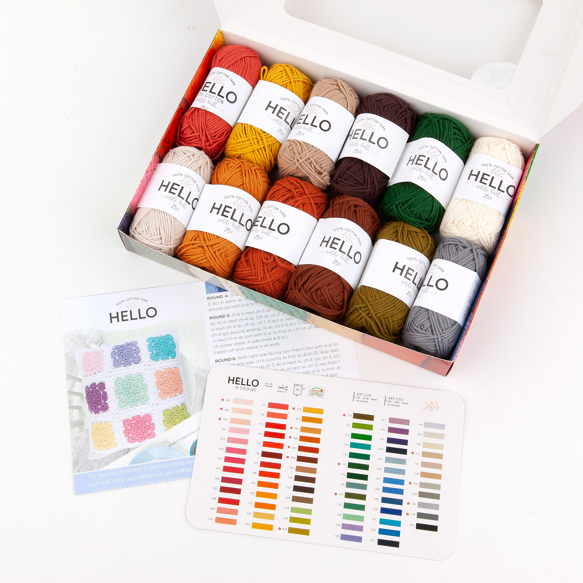 HELLO 12 Ball Yarn Pack - Vintage | Creative Crafting World