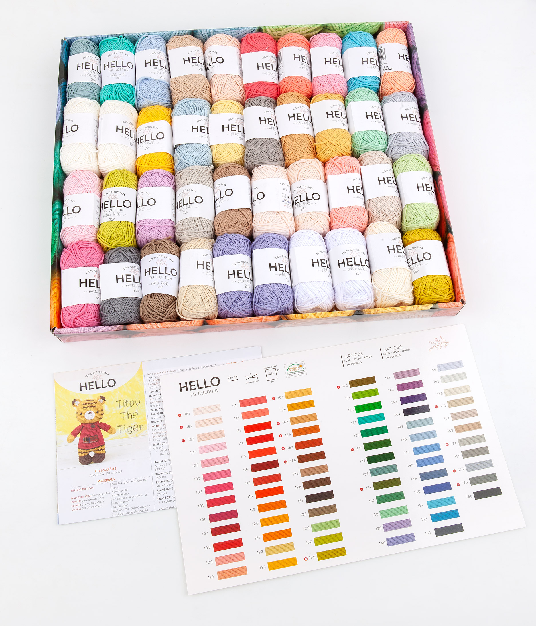 HELLO 40 Ball Yarn Pack - Pastels | Creative Crafting World