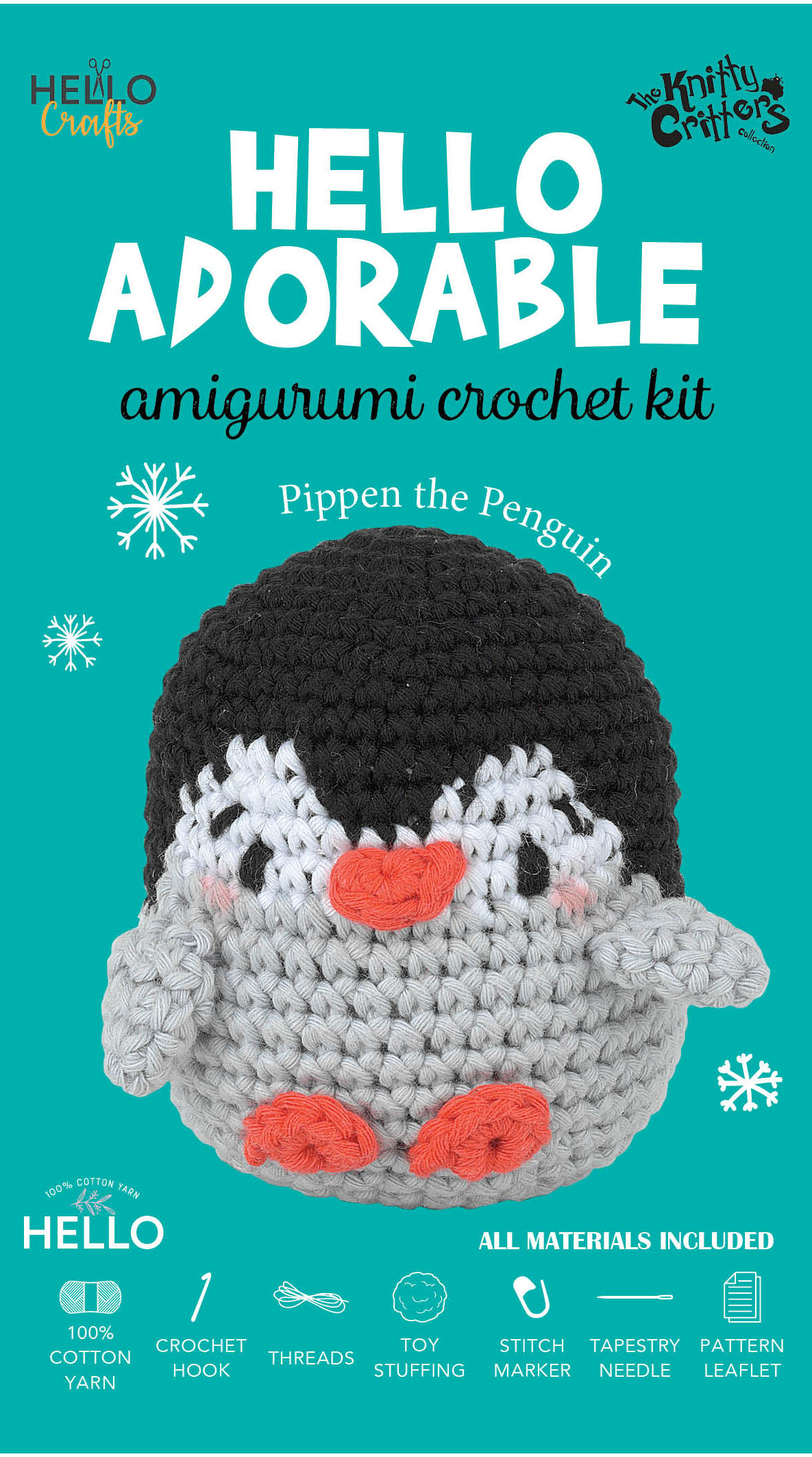 Knitty Critters - Adorables - Pippen The Penguin | Creative Crafting World