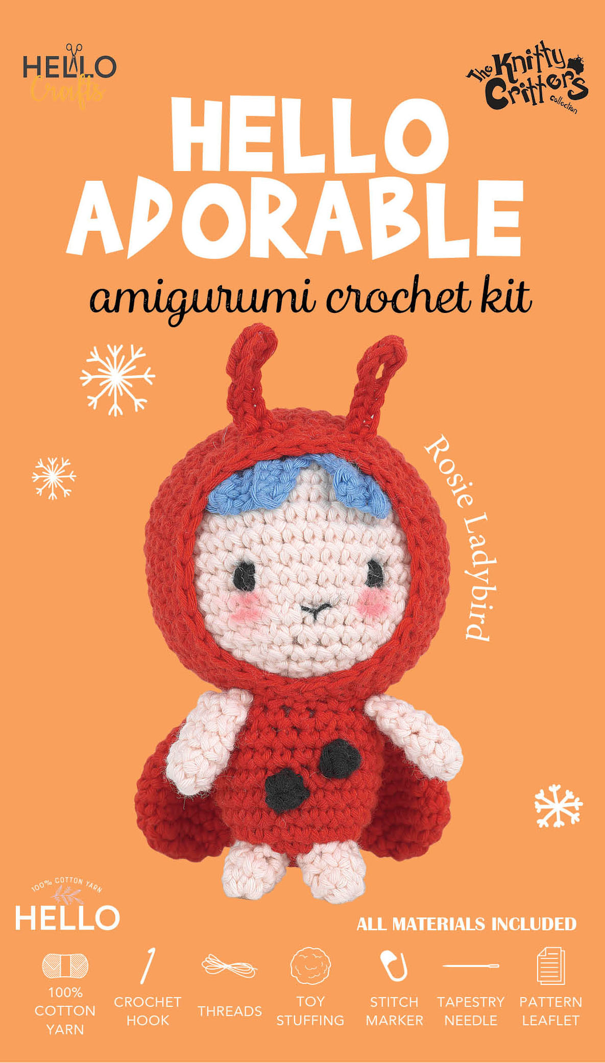 Knitty Critters - Adorables - Rosie Ladybird | Creative Crafting World