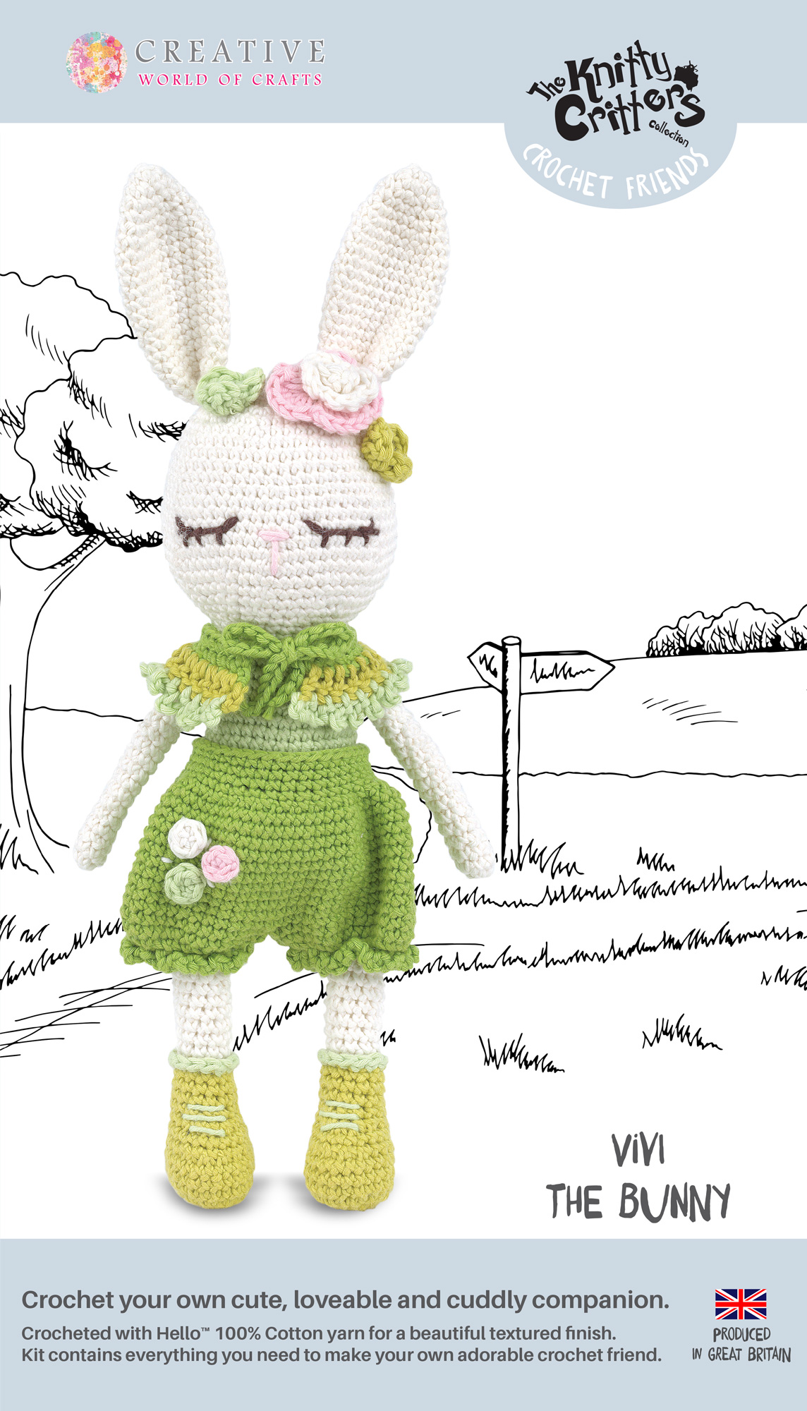 Knitty Critters - Crochet Friends - Vivi The Bunny | Creative Crafting ...