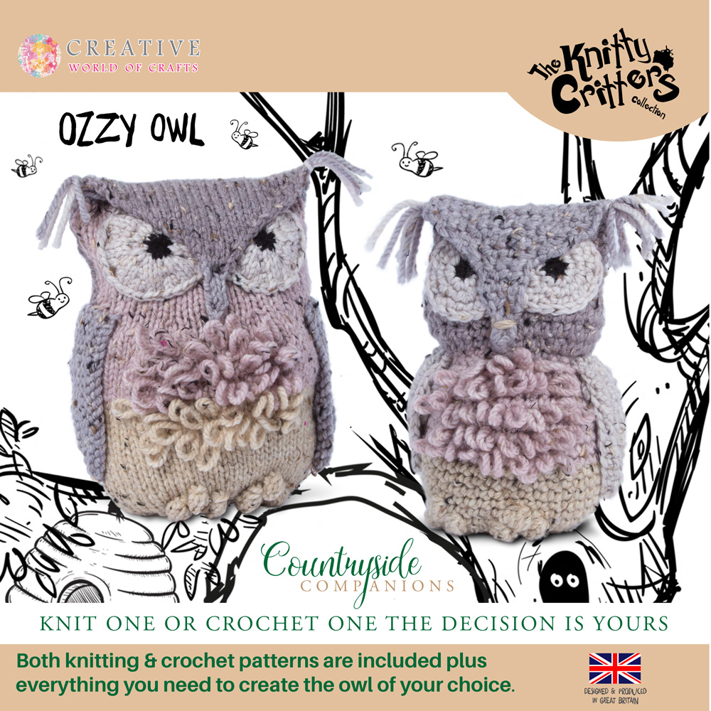 Knitty Critters - Ozzy Owl