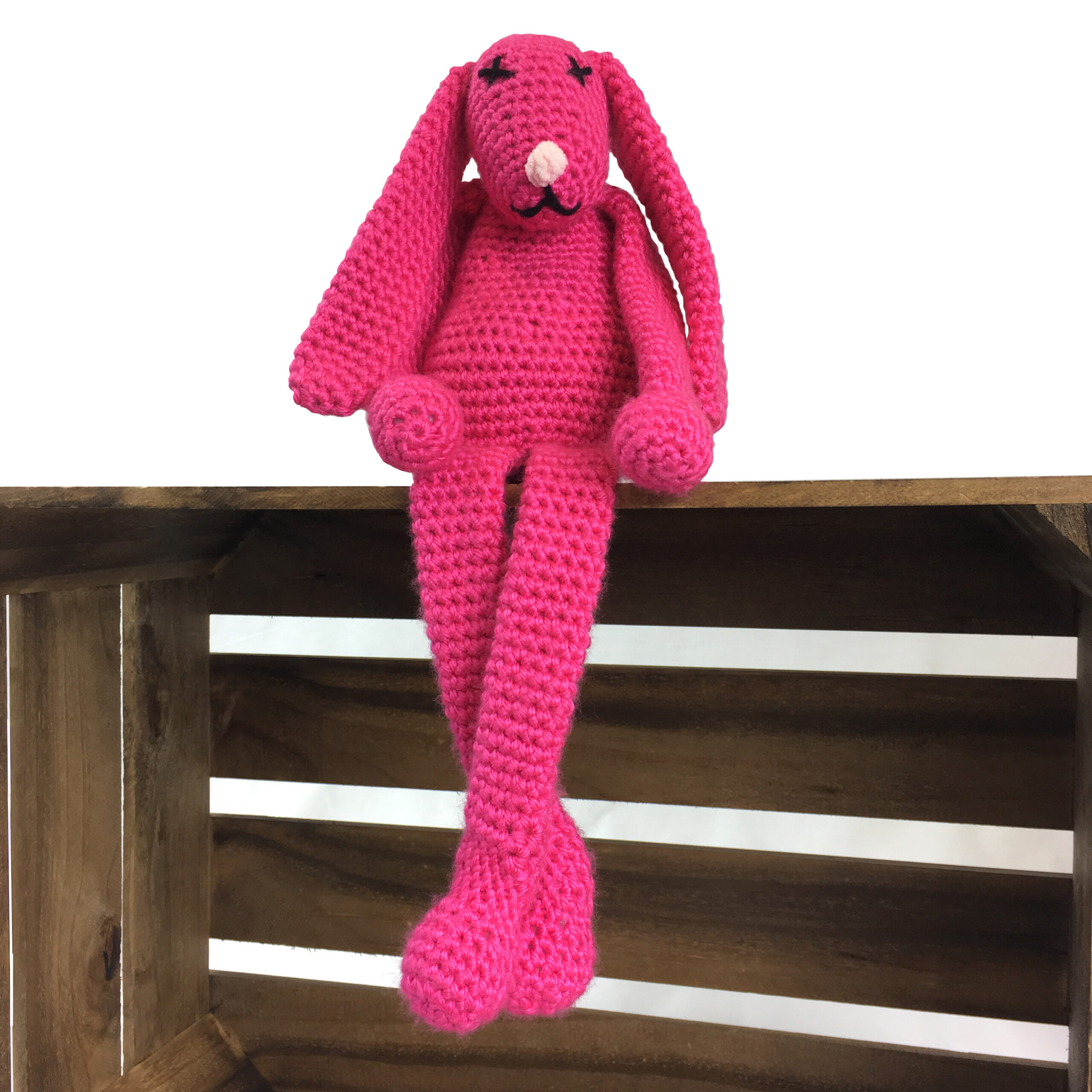 Knitty Critters - Potting Shed Bunny Crochet Kit - Pink