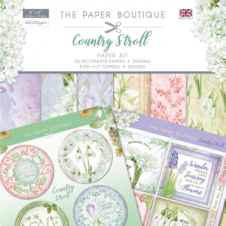 The Paper Boutique Country Stroll Paper Kit