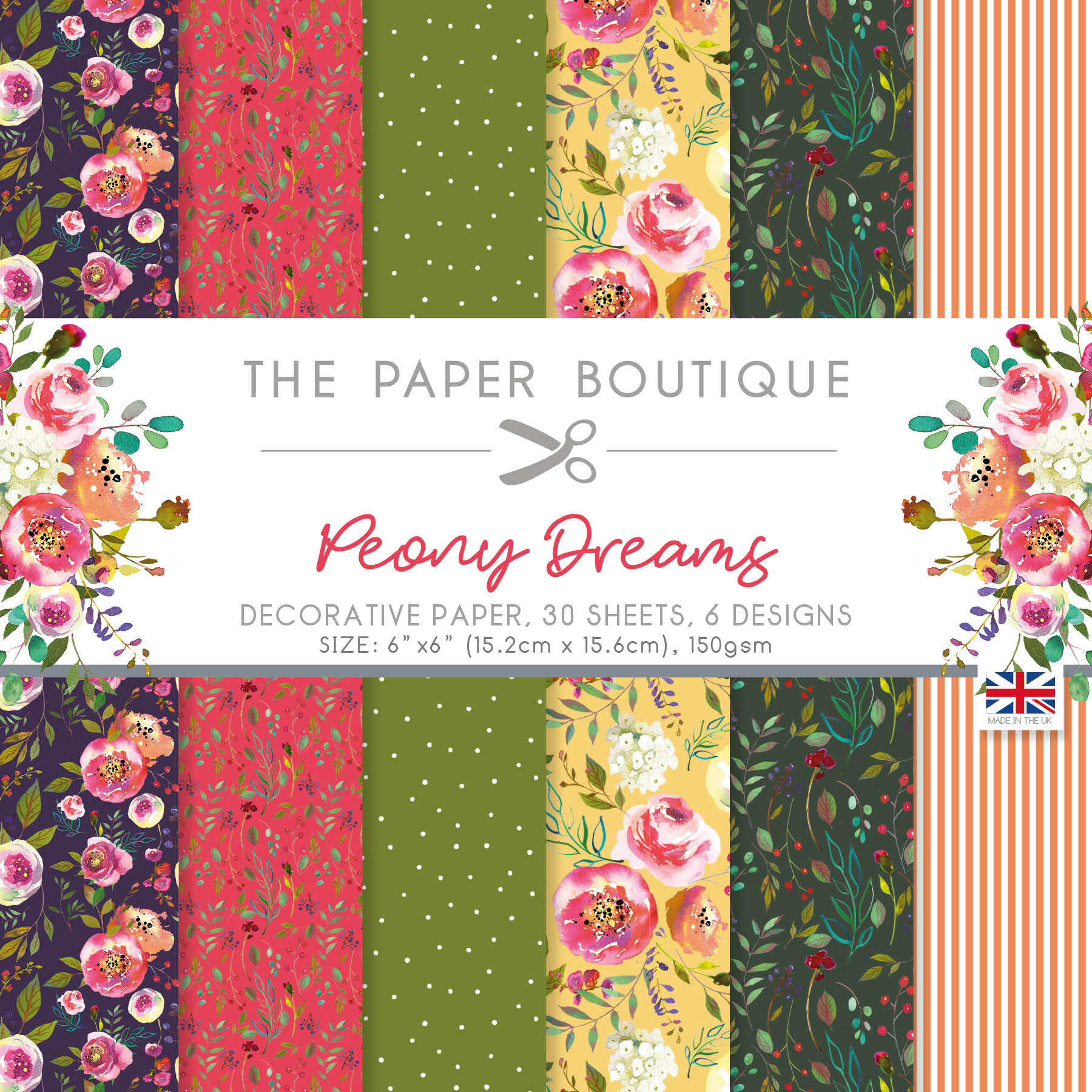 The Paper Boutique Sweet Tweets 8" x 8" Paper Pad