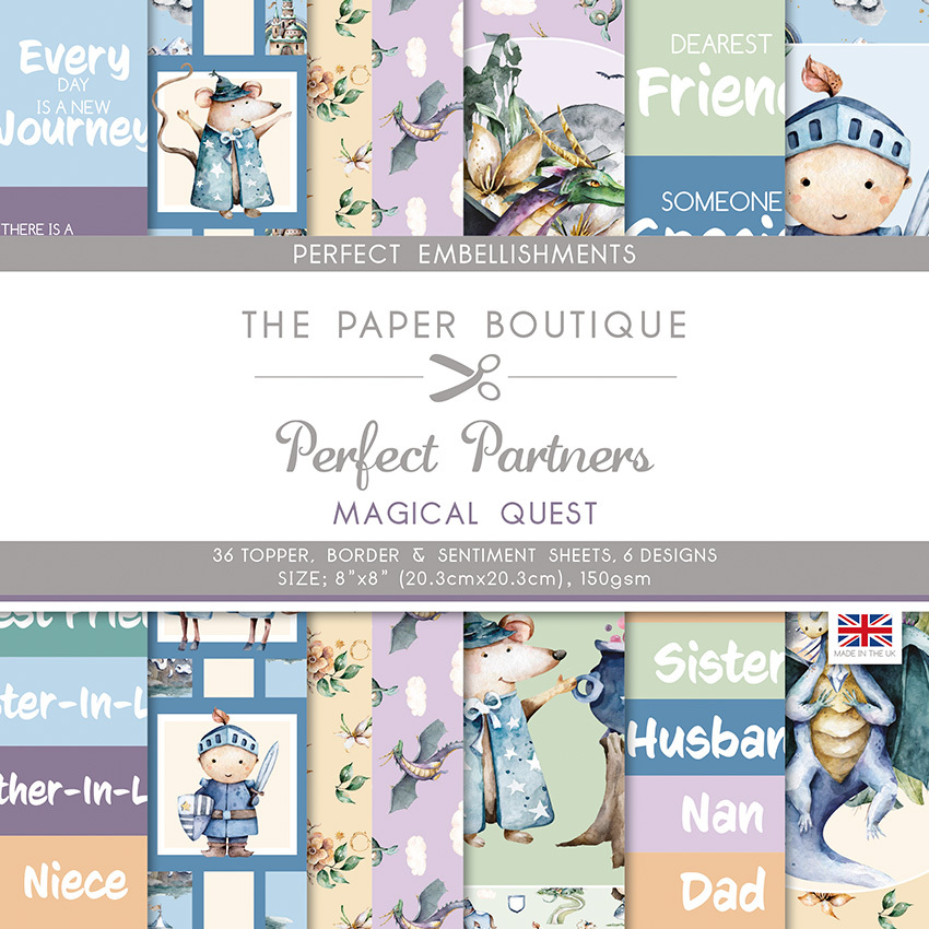 The Paper Boutique Sweet Tweets 8" x 8" Paper Pad