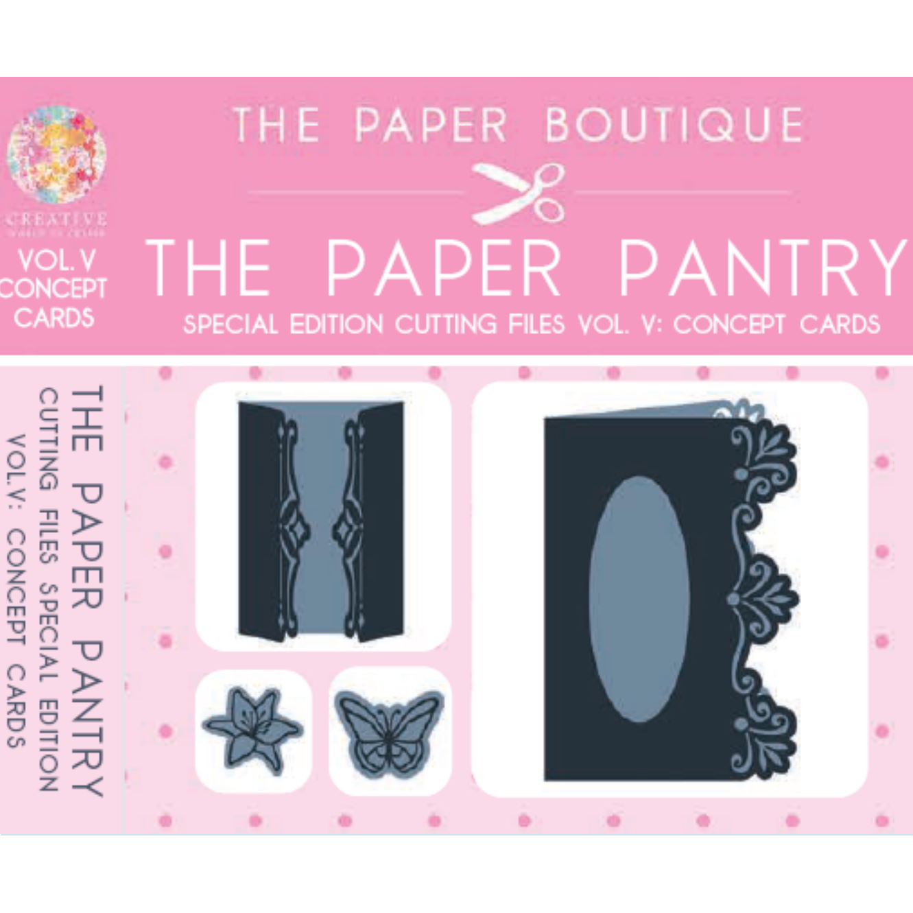 The Paper Pantry Cutting Files & 50 Shades of Colour Paper Collection Vol III USB