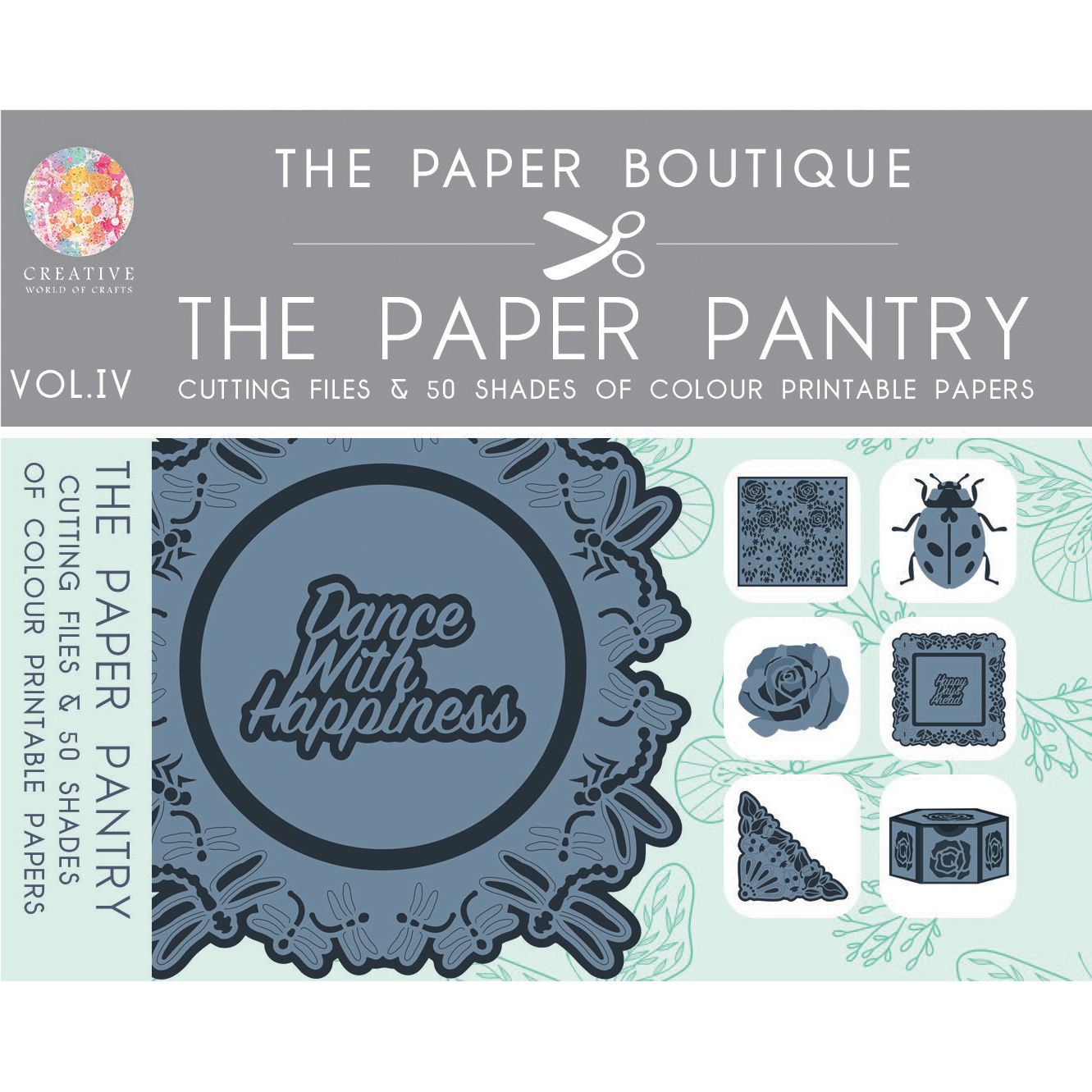 The Paper Pantry Cutting Files & 50 Shades of Colour Paper Collection ...