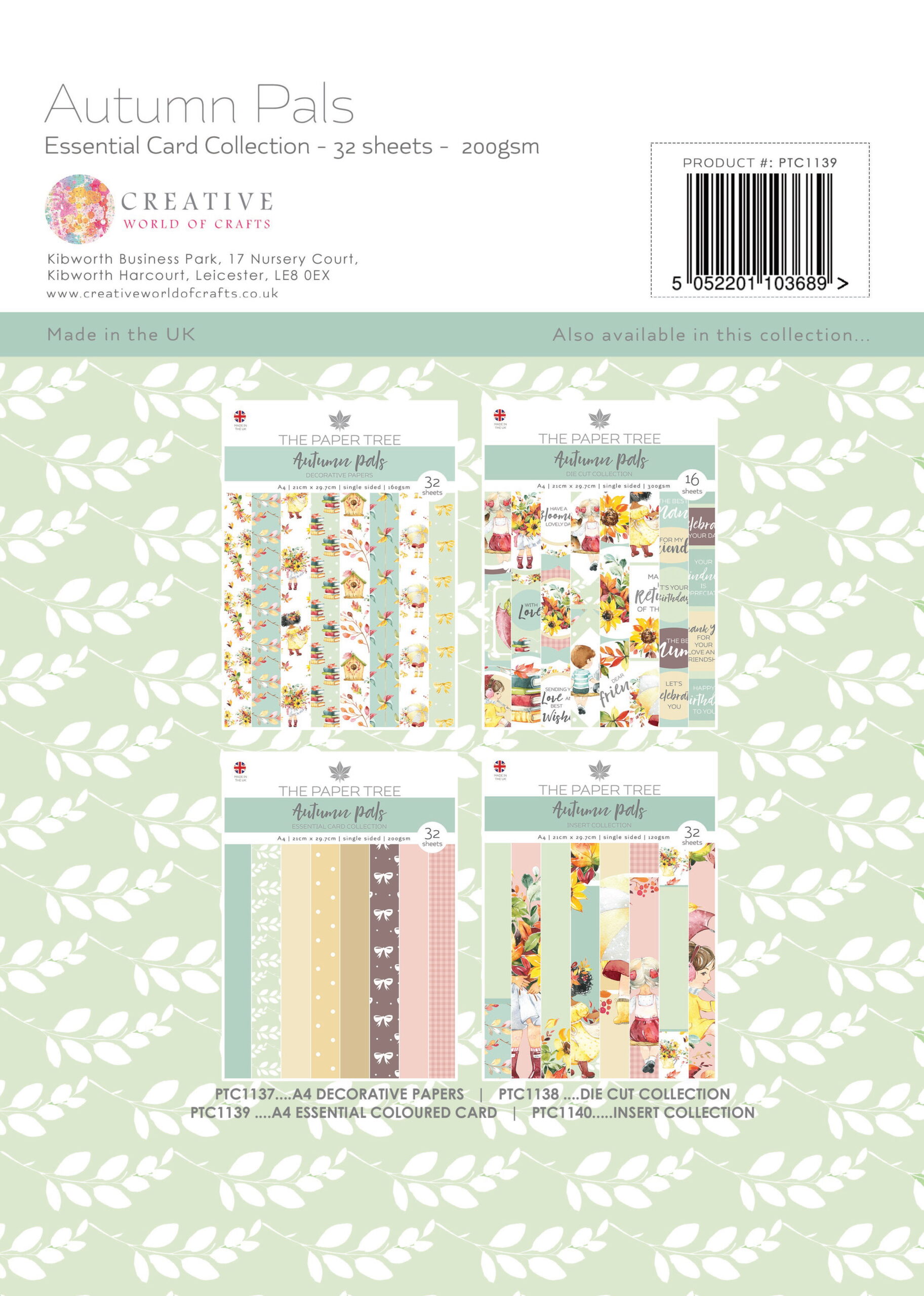 The Paper Tree Enchanted Forest A4 Essential Coloured Card