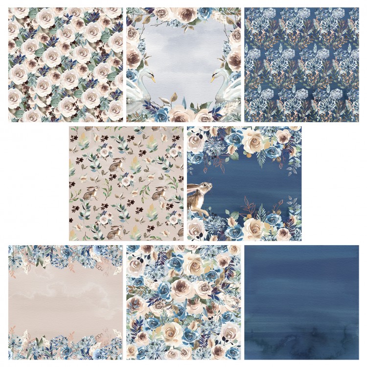 The Paper Tree Lakeside Blooms 12" x 12" Paper Pad