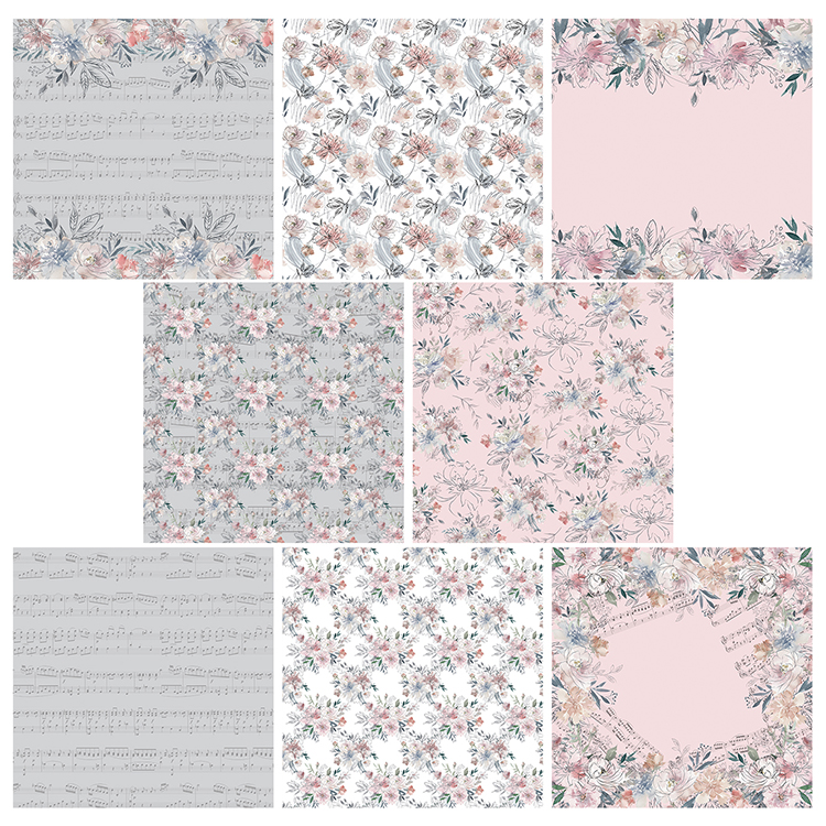 The Paper Tree Nature's Song 8" x 8" Paper Pad