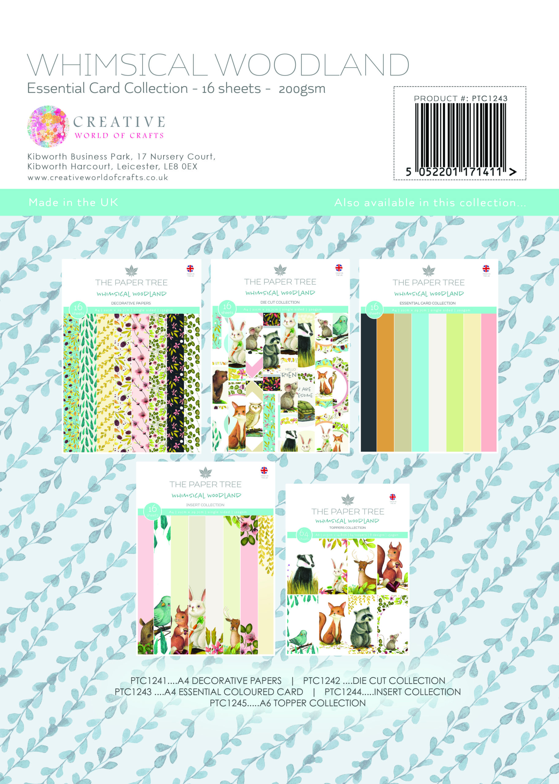 The Paper Tree Forest Tales A4 Die Cut Collection