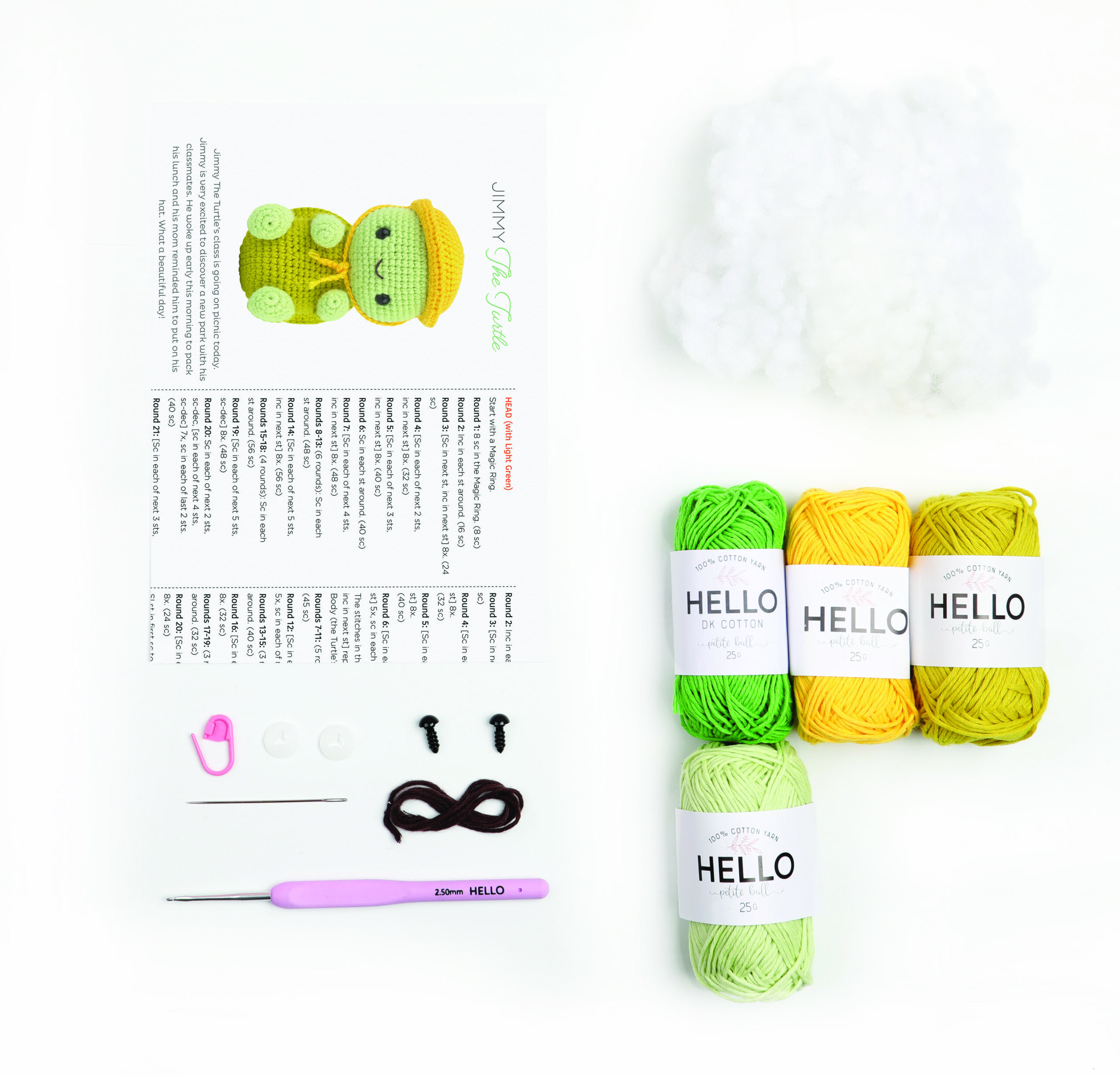 Knitty Critters - Hello Buddies Crochet Kits - Sunshine The Turtle ...